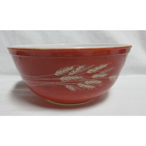 Pyrex | Dining | Vintage Pyrex Bowl Autumn Harvest Wheat Mixing Nesting ...